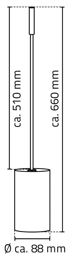 Ridder, WC kartáč, dlouhá rukojeť, 66cm, kovová, A0170101