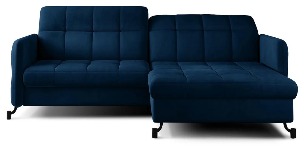 Eltap Rohová sedací souprava Lorelle Materiál a barva potahu: Kronos 09 - tmavě modrá, Orientace: levá