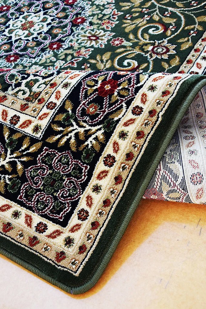 Berfin Dywany, Kusový koberec Anatolia 5858 Y (Green), 250x350, zelená, kancelář