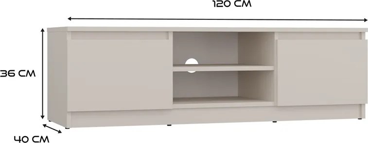 FALCO TV stolek Malvína 120 kašmír