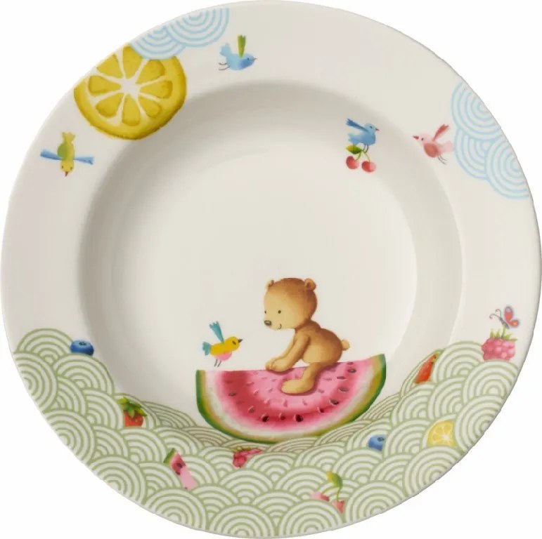 Villeroy & Boch Hungry as a Bear dětský hluboký talíř, 19,5 cm