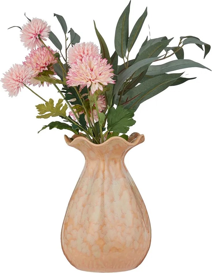 FLORA Váza 26 cm - béžová