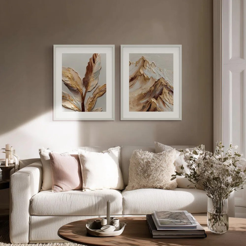 Tištěný obraz s rámem 40x50 cm Golden Strelitzia – Styler