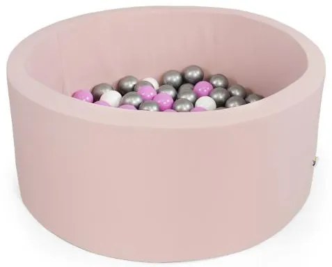 dětský bazének "40" s míčky 200 ks barva: pudrové růžová