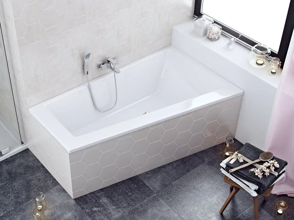 Santech EVO-S 170 x 100 cm SAEVO170P vana akrylátová pravá