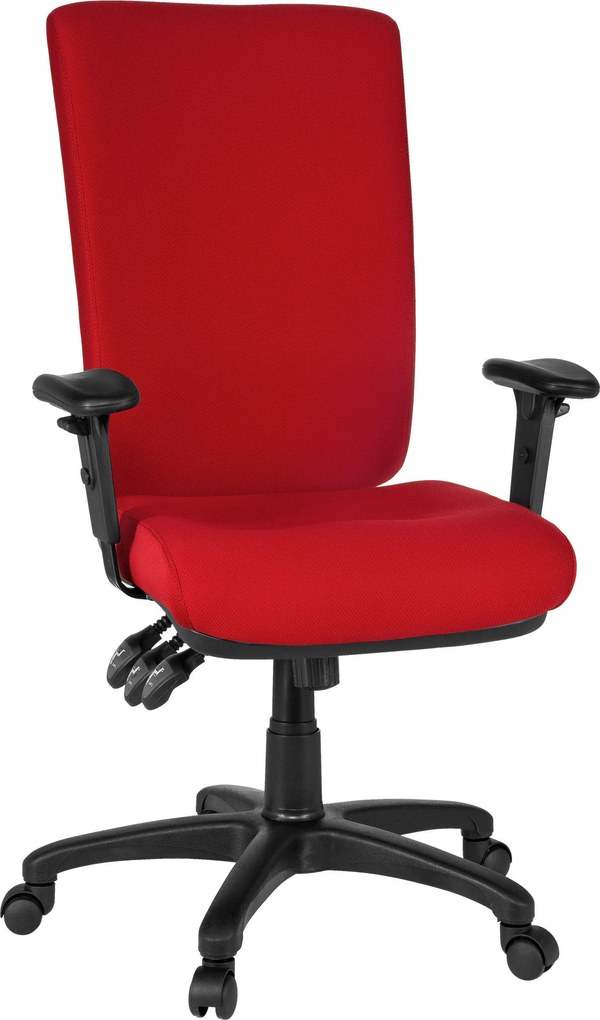 XXXLutz OTOČNÁ ŽIDLE, plochá tkanina, červená MID.YOU - Online Only kancelářské židle - 001918069903