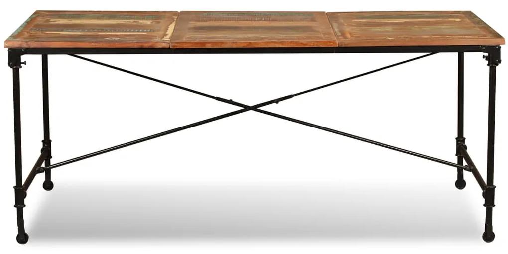 Jídelní stůl z masivního recyklovaného dřeva 180 cm - Default Title