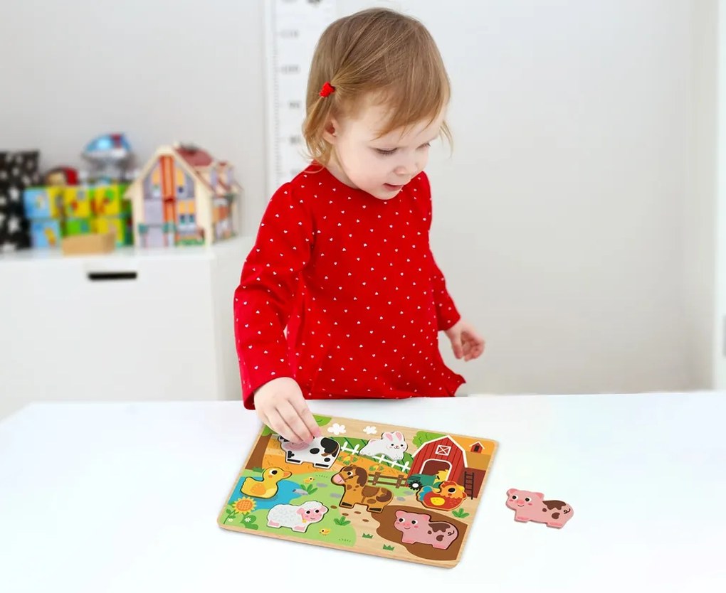 2Kids Toys Vkládací puzzle Farma
