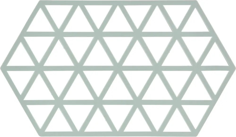 Podložka pod horké nádobí Triangles 24 cm šedomodrá