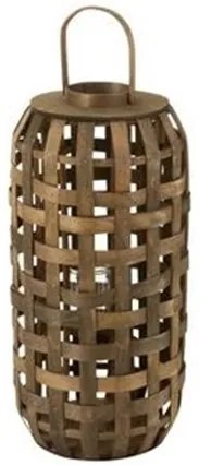 Dřevěná lucerna na svíčku Toinette S - Ø 32*68 cm