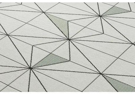 koberec COLOR 19447/062 SISAL Diamant trojúhelníky krémový velikost 120x170 cm | krásné koberce cz