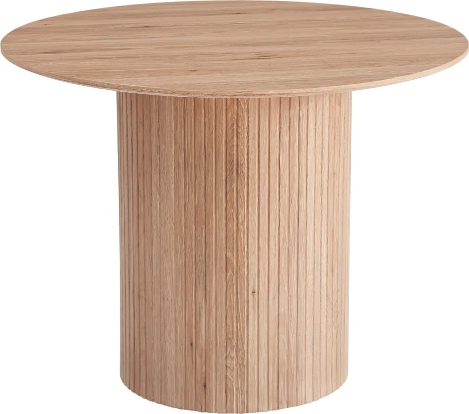 Jídelní stůl, dub, průměr 100 cm, PAOLO