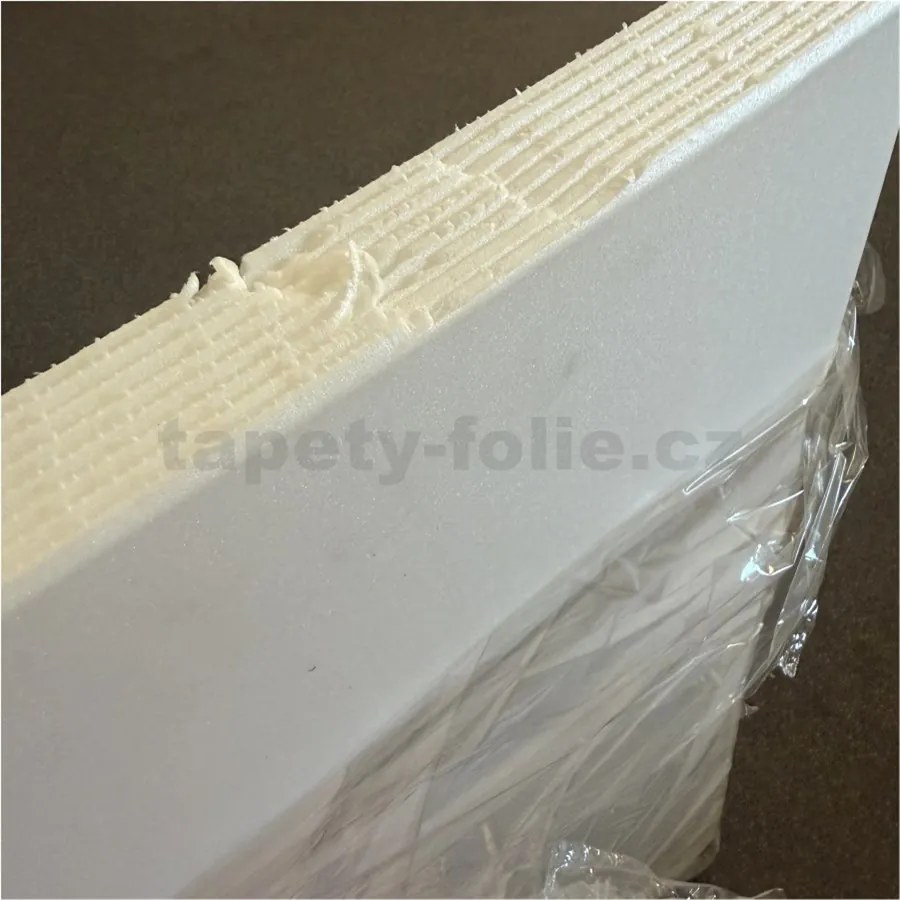 3D panel 4814, cena za kus, 2. jakost, rozměr 100 cm x 50 cm, HLADKÝ bílý, IMPOL TRADE
