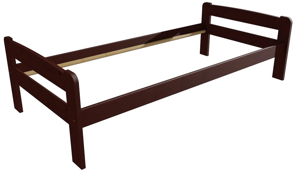 Vomaks Jednolůžková postel VMK009C Rozměr: 90 x 200 cm, Barva: surové dřevo