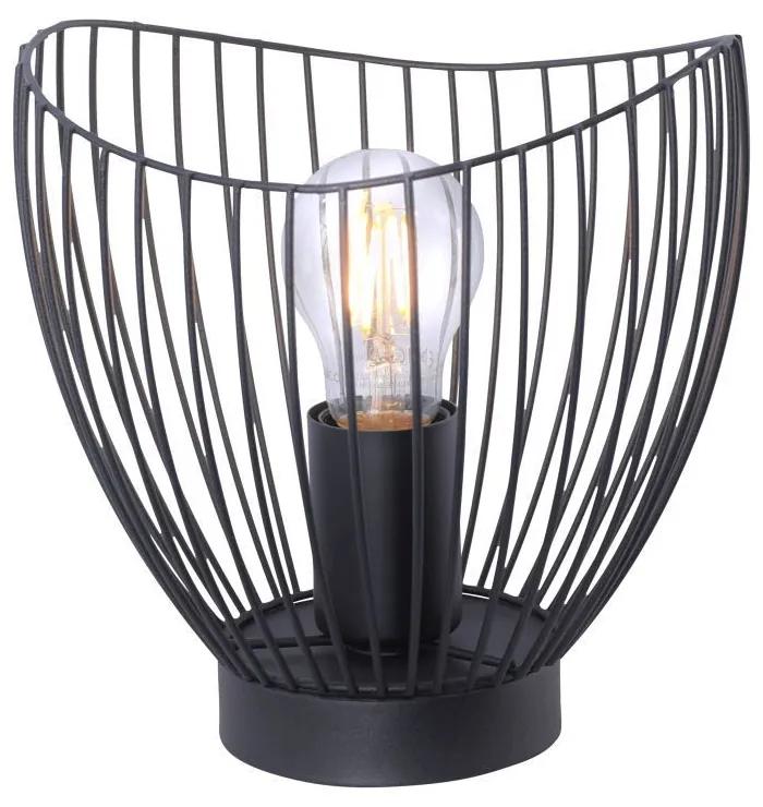 LEUCHTEN DIREKT Stolní lampa v černé, moderní industriální design LD 15860-18
