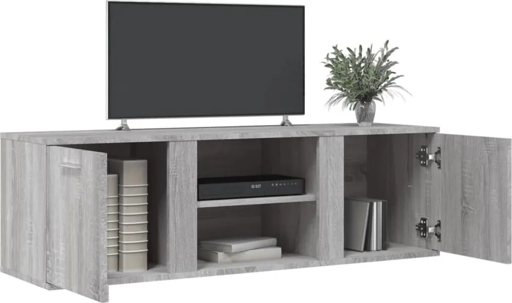 vidaXL TV skříňka šedá sonoma 120 x 34 x 37 cm kompozitní dřevo [833557]