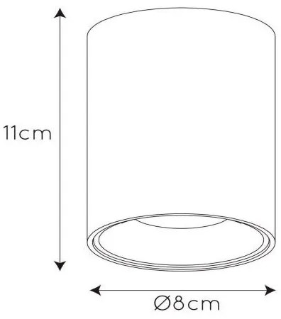 Lucide 09912/05/31 - LED Bodové svítidlo BENTOO 1xGU10/5W/230V bílá