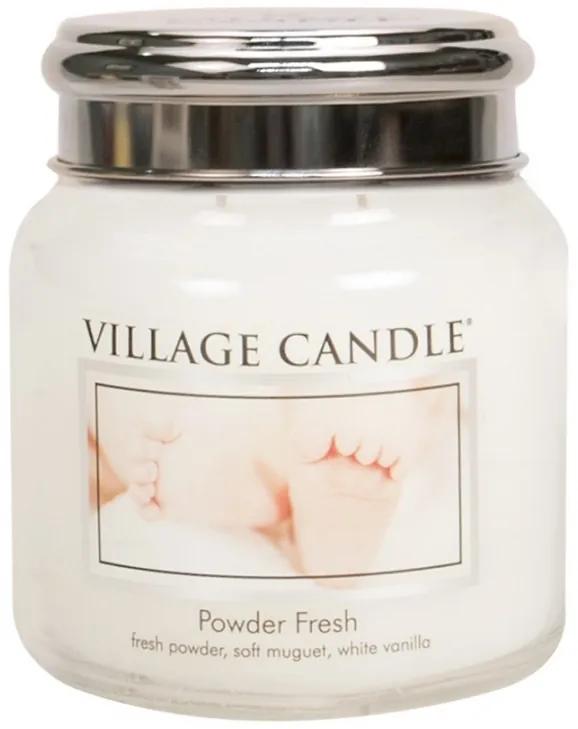 Village Candle Vonná svíčka ve skle, Pudrová svěžest - Powder fresh, 16oz