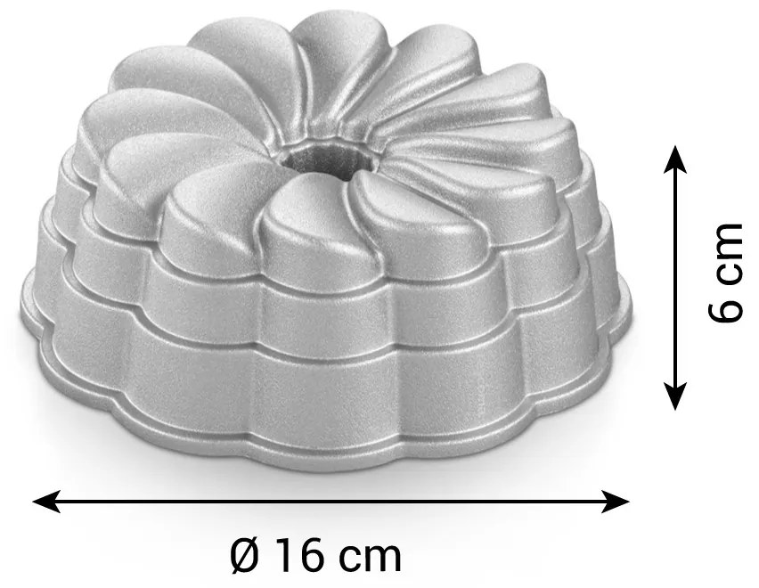 Forma bábovka DELÍCIA ø 16 cm, sedmikráska