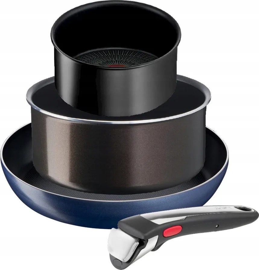 Sada Tefal Ingenio Pánev 28 CM A 2 Hrnce 24/16 CM Držák Na Plyn 4 Ks