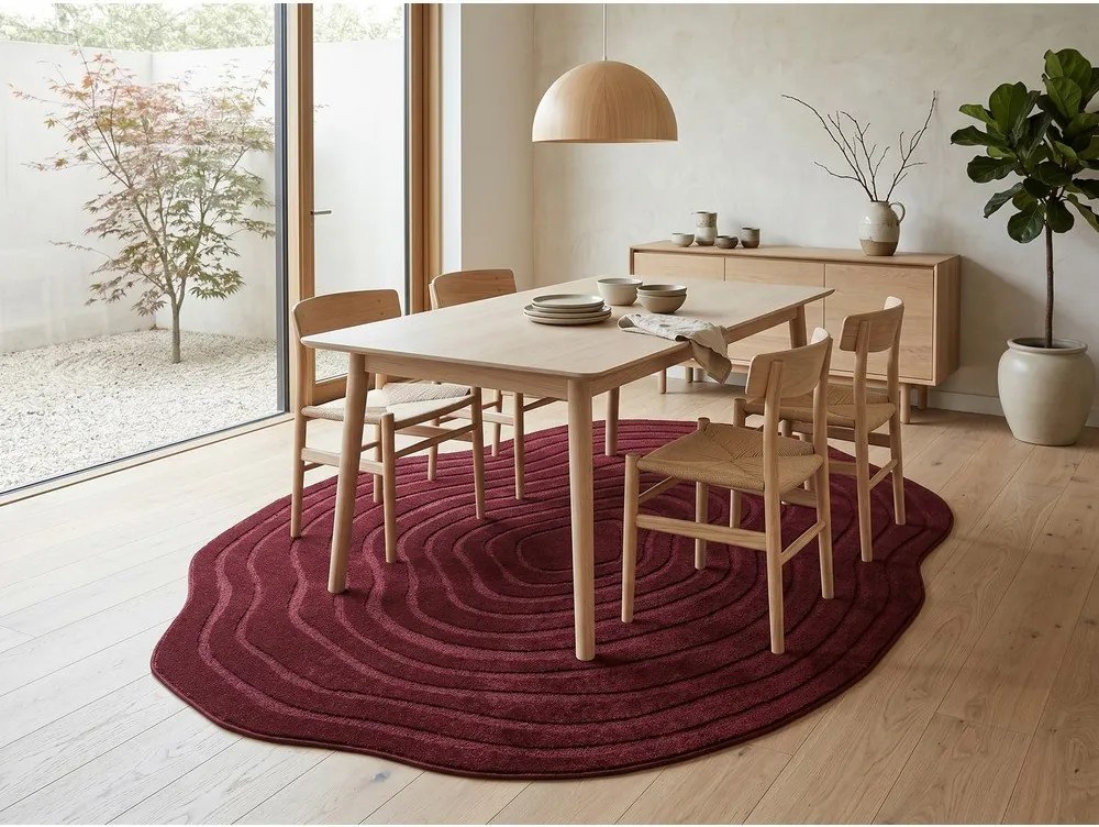 Vínový koberec 160x230 cm Pebble – ESTE