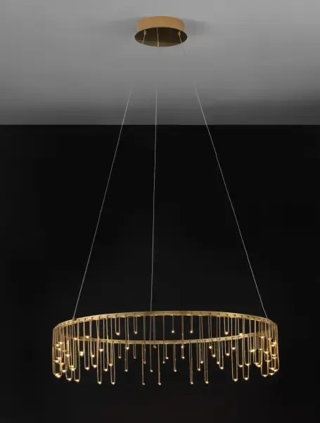 Luxusní lustr Stellar 80 zlatá