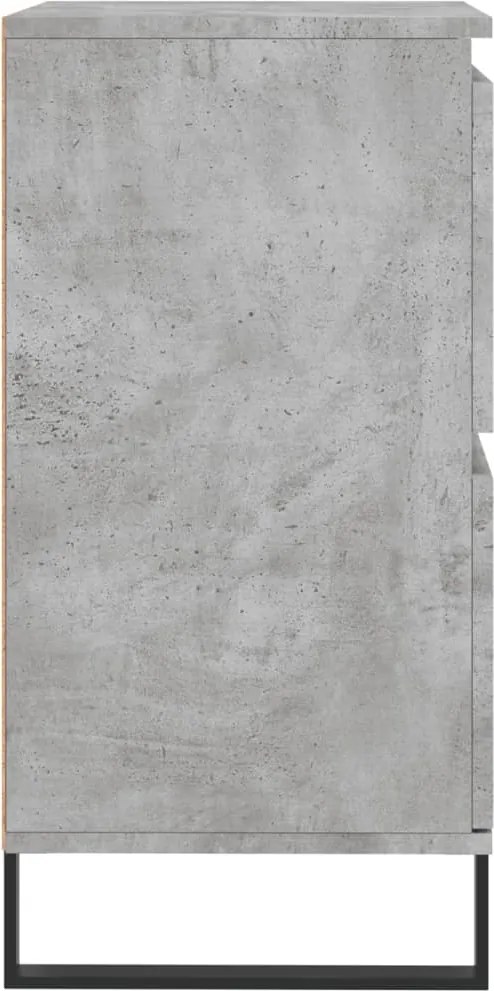 Příborníky 2 ks betonově šedé kompozitní dřevo 3190185