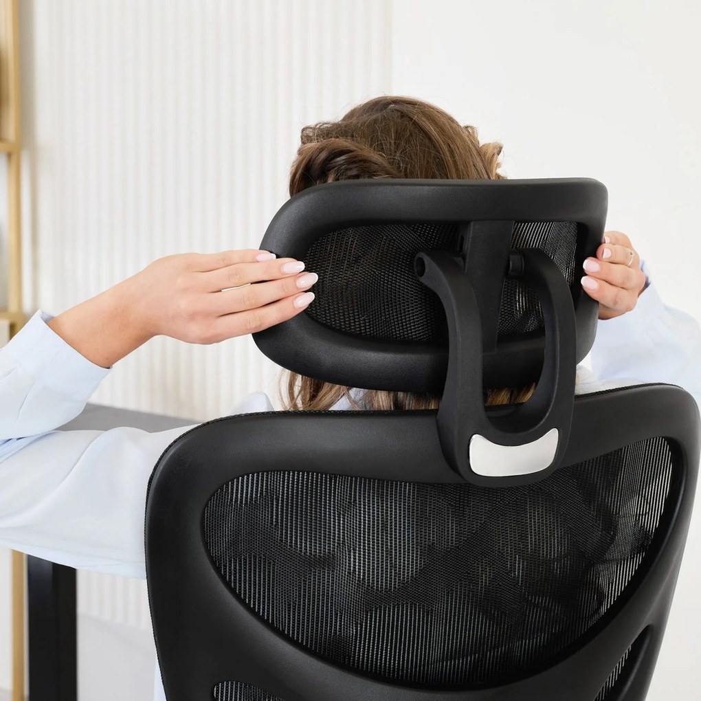 Ergonomické křeslo Vataro – Černé