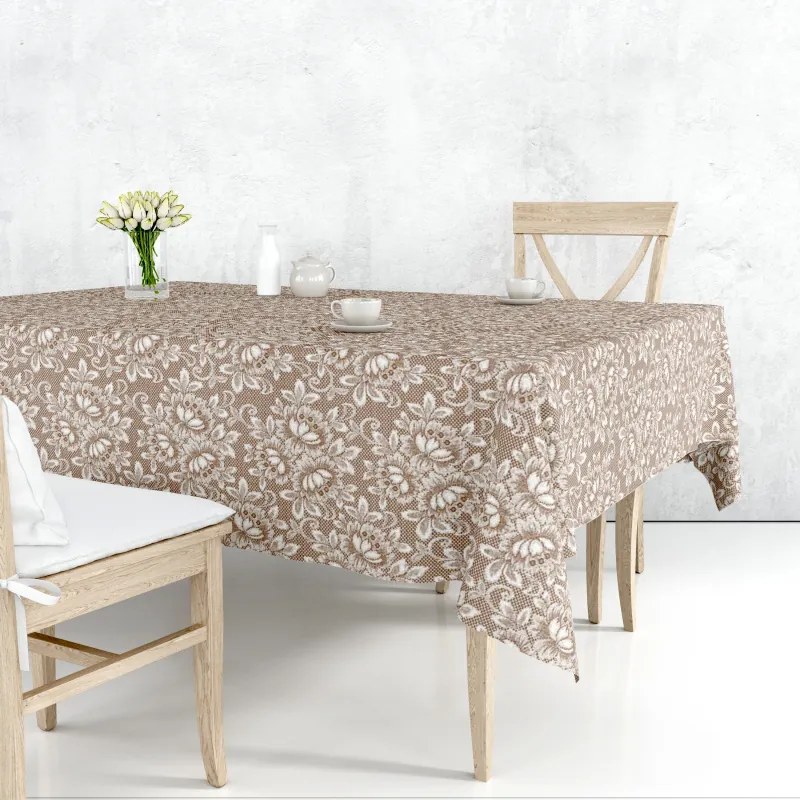 Ubrus PVC FL-1142-02 - Krajková elegance (různé velikosti)