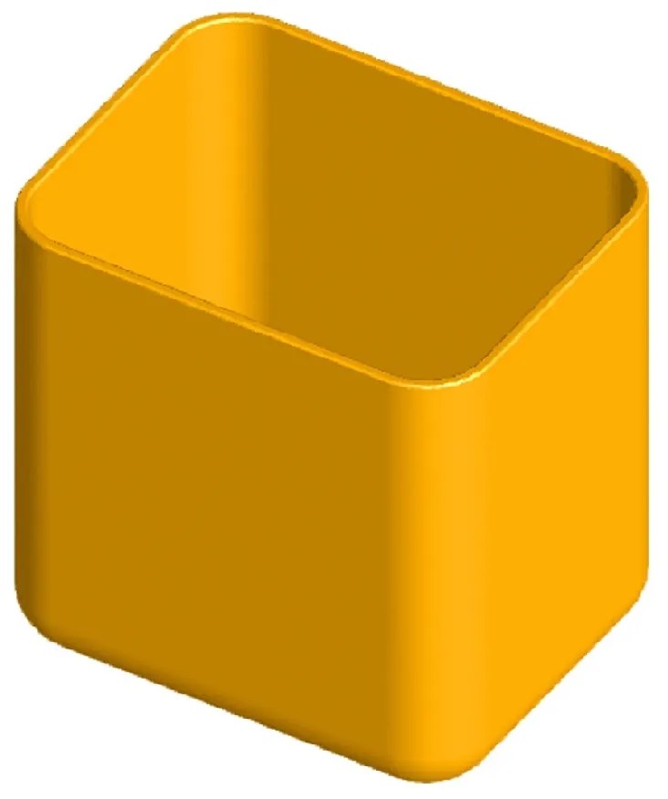 ARTPLAST Box do zásuvek a organizérů, 57x45x64mm, žlutý