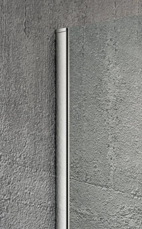 Gelco VARIO CHROME jednodílná sprchová zástěna k instalaci ke stěně, kouřové sklo, 700 mm GX1370GX1010