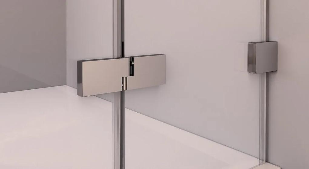 Polysan FORTIS EDGE sprchové dveře do niky 900mm, čiré sklo, pravé FL1690R