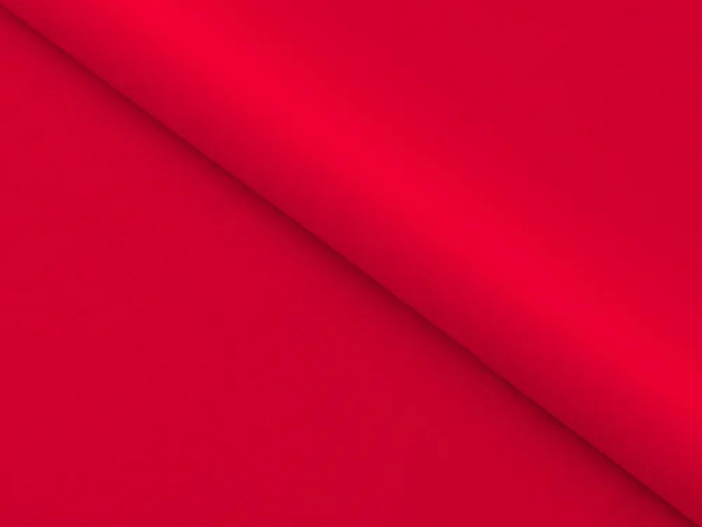 Biante Dětské saténové povlečení do postýlky ST-010 Sytě červené Do postýlky 100x135 a 40x60 cm