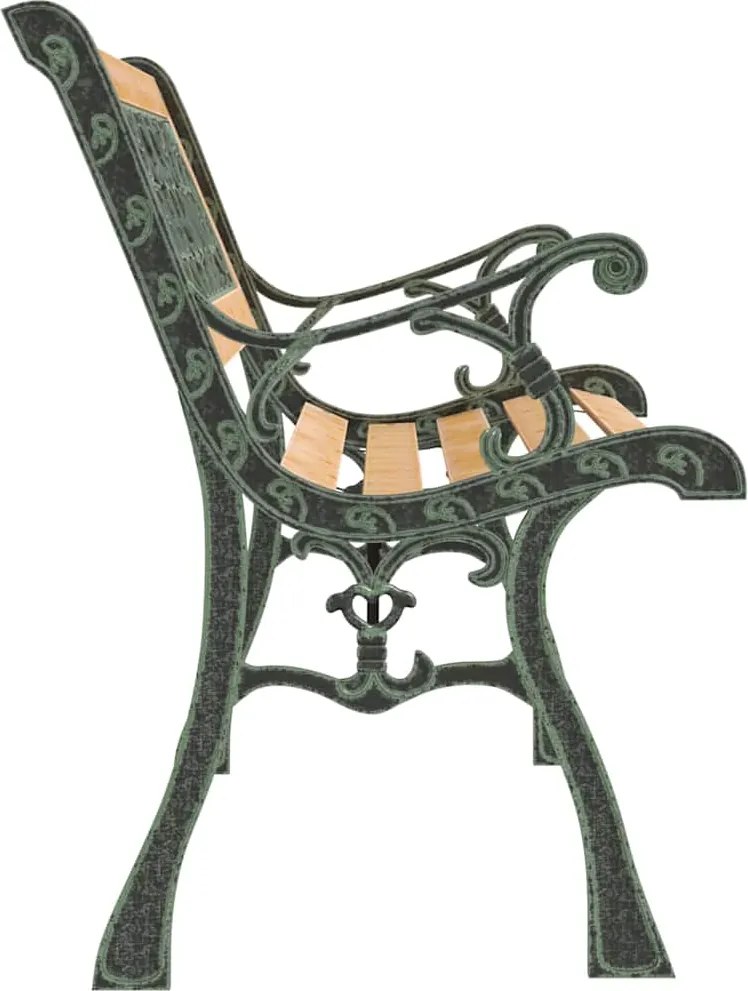 Zahradní lavice 122 cm masivní jedlové dřevo 317118