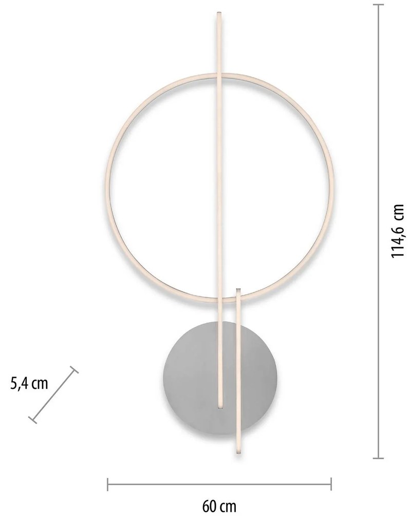 Paul Neuhaus Q-ARKOA LED nástěnné světlo, ZigBee