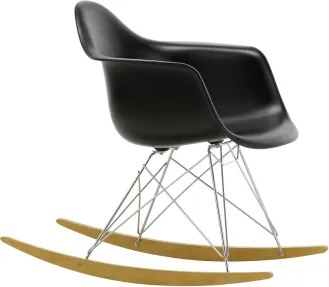 Eames Plastic Armchair RAR chrom černá javor Vitra