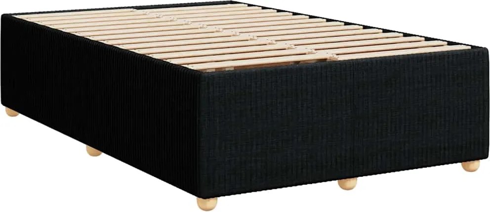 Rám postele bez matrace černý 120 x 200 cm textil 3284930