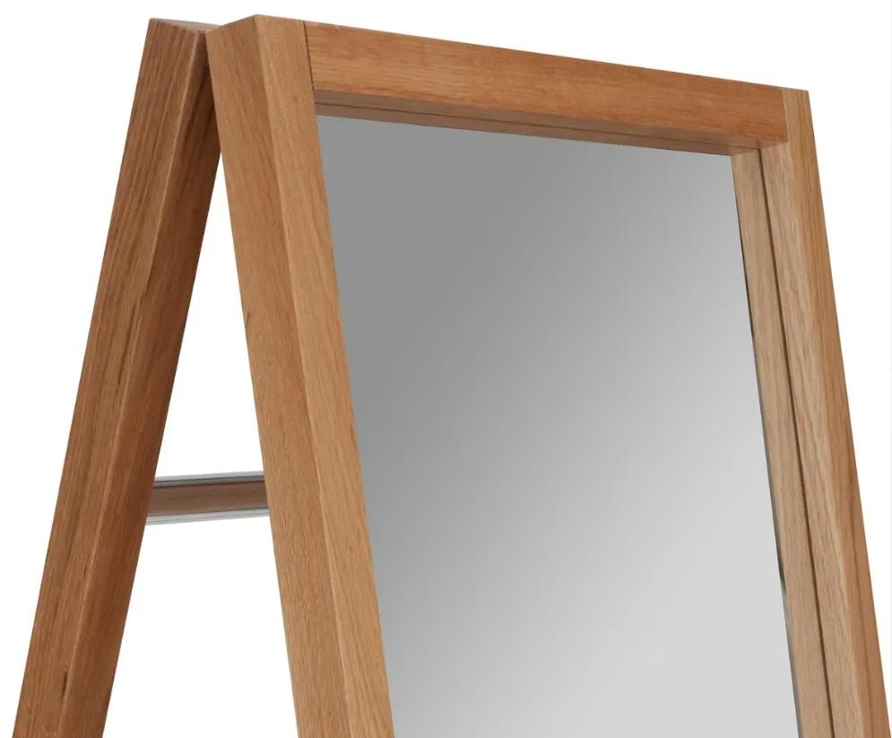 Dubové stojací zrcadlo Woodman NewEst 165 cm