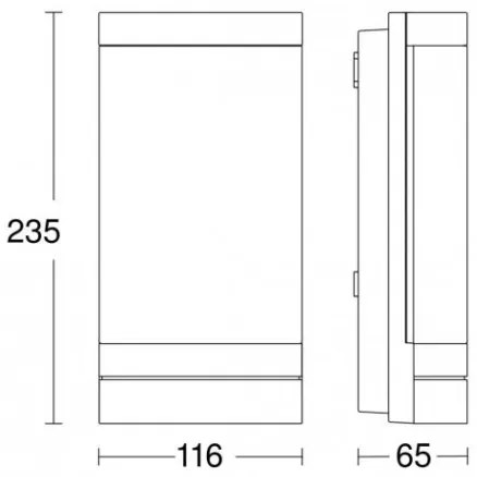 Steinel 068714 - LED Venkovní svítidlo L 271 C LED/6,6W/230V IP44