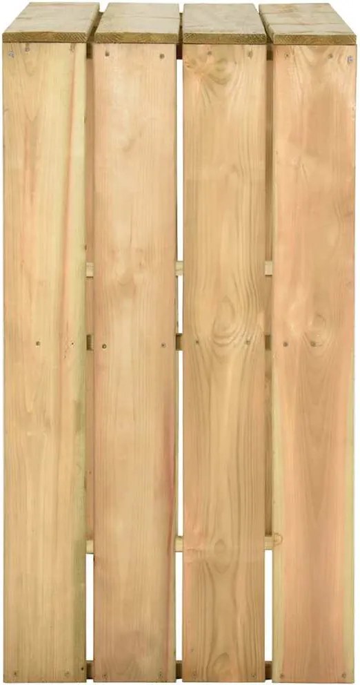 Barový stůl 100 x 60 x 110 cm impregnovaná borovice 318416