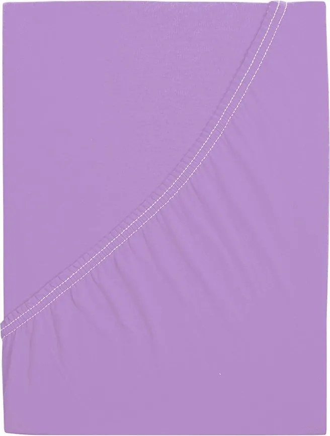 B.E.S. - Petrovice, s.r.o. Prostěradlo JERSEY dětské - Fialová 60 x 120