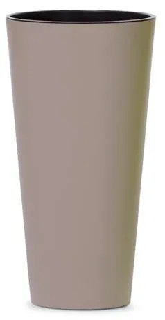 PROSPERPLAST Květináč - TUBUS SLIM Průměr: 40 cm, Barva: bílá