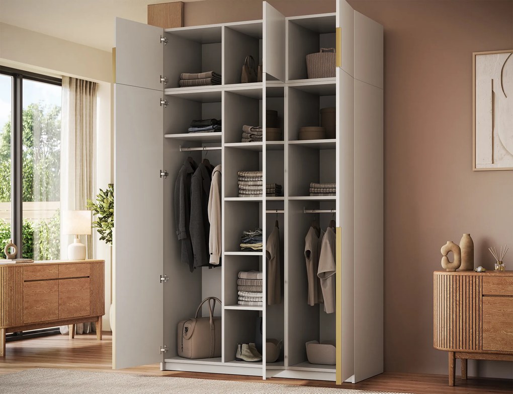 ADRK Furniture Alera III s nástavcem Výklopná skříň ADRK-W-ALER-150-KG