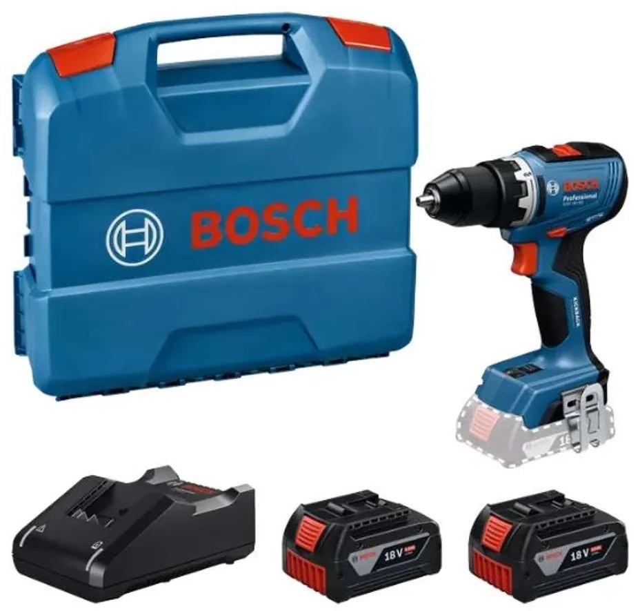 Bosch - 18V AKU vrtací šroubovák, 2x aku 5,0 Ah GBA, nabíječka 06019N3232