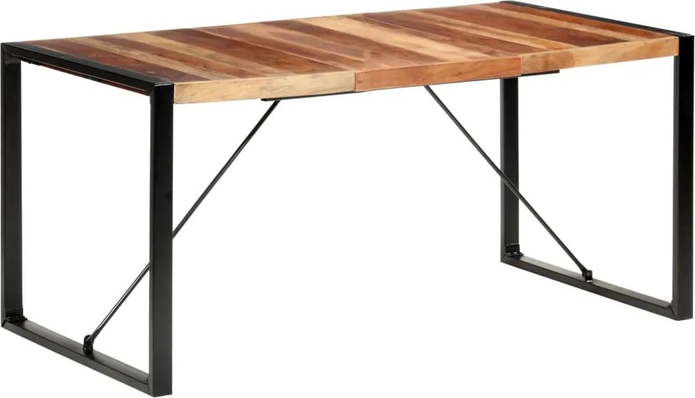 Jídelní stůl 160 x 80 x 75 cm masivní dřevo 321541