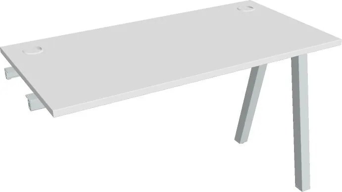 Hobis Kancelářský stůl k řetězení Hobis UE A 1200R, deskaakát, černá černá