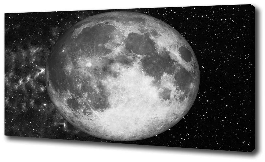 Wallmuralia Foto obraz tištěný na plátně Měsíc 100x50
