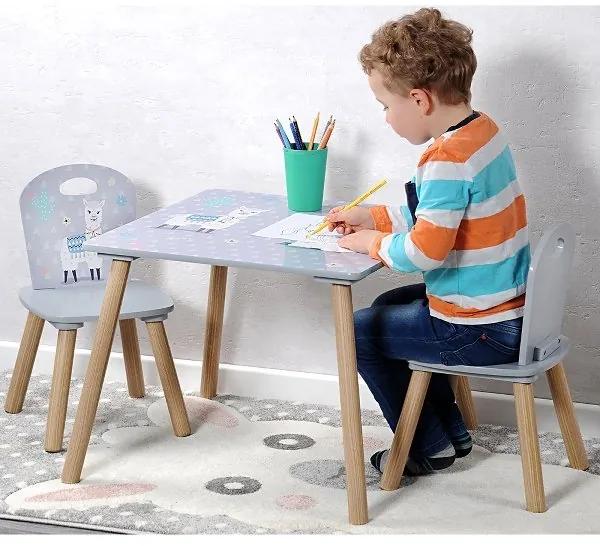 Kesper, Dětský stůl se 2 židlemi, dřevovláknitá deska