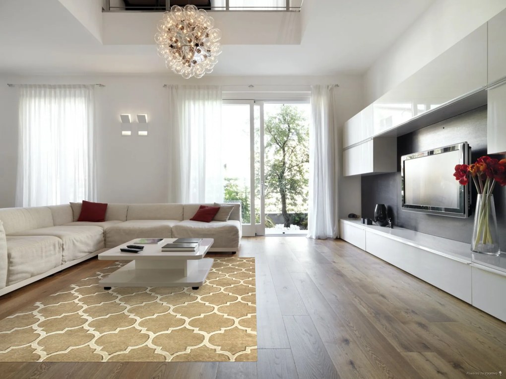 Berfin Dywany, Kusový koberec Elite 17391 Beige, 240x330, béžová, kancelář