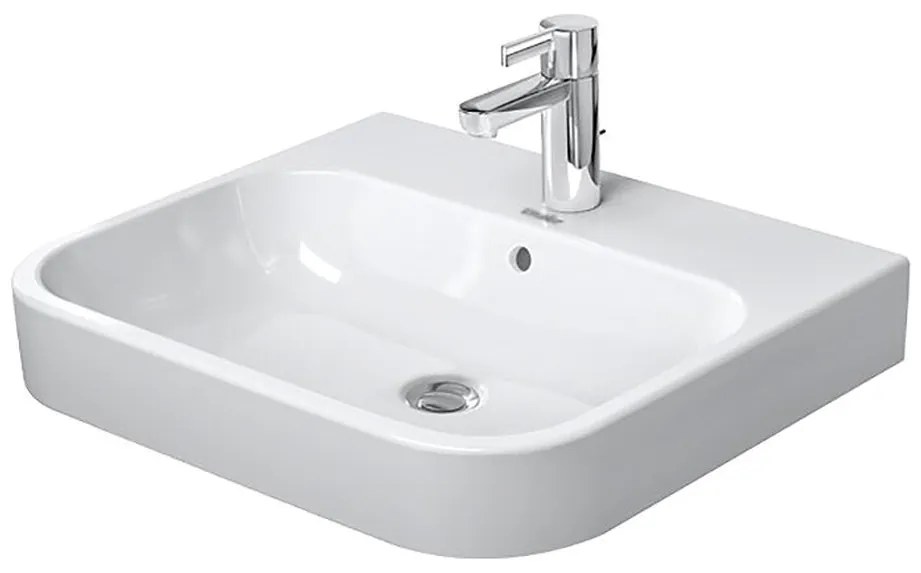 Duravit Happy D.2 - umyvadlo, 60 x 50,5 cm, 1 otvor pro baterii, D 2318600000